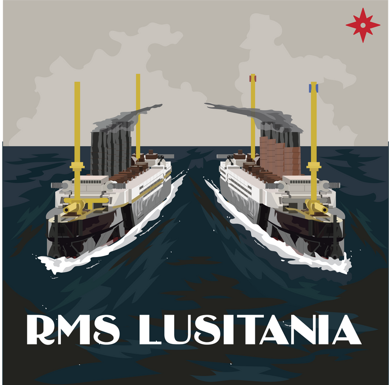 RMS Lusitania – Histobrick